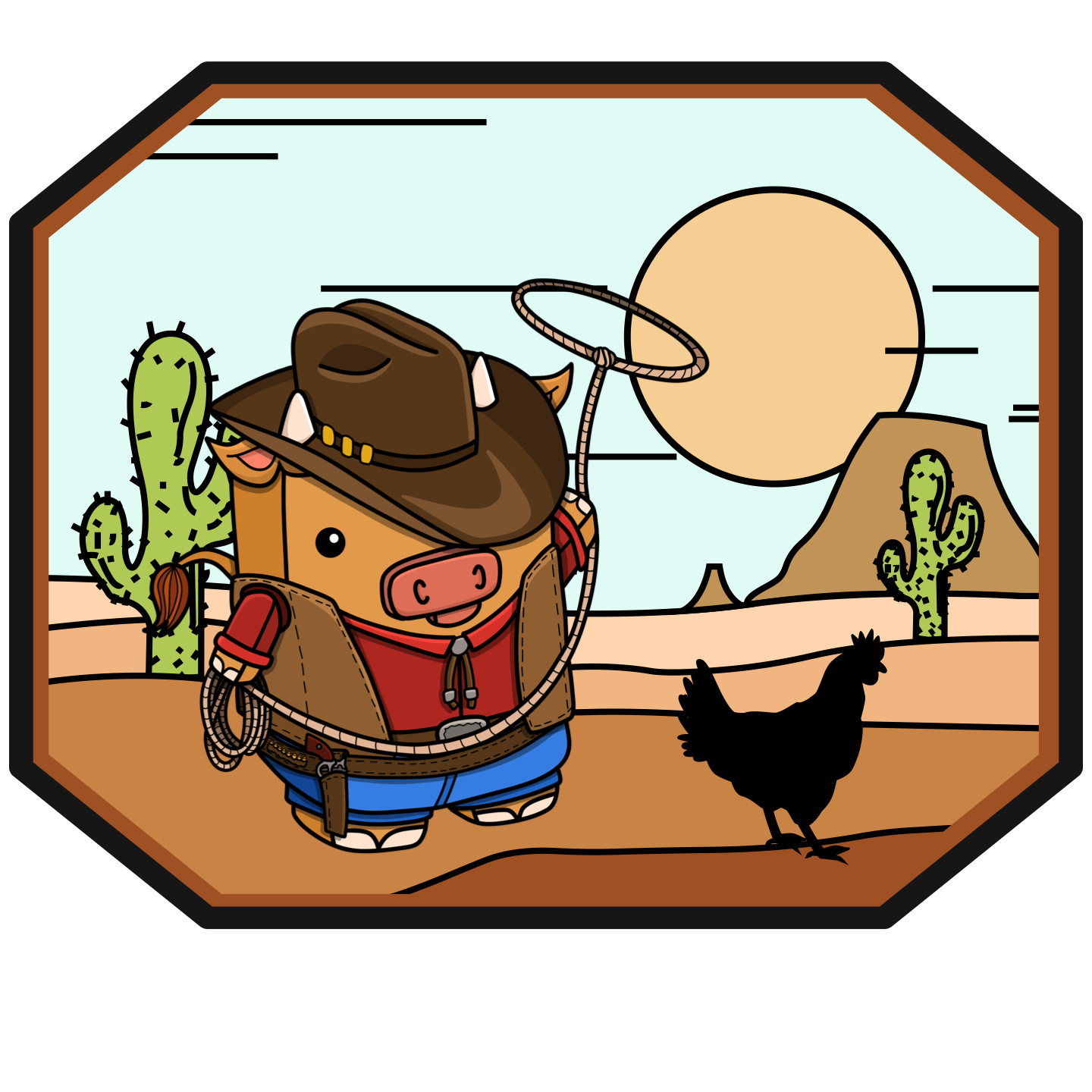 Cowboy Cow – Moo Cubes